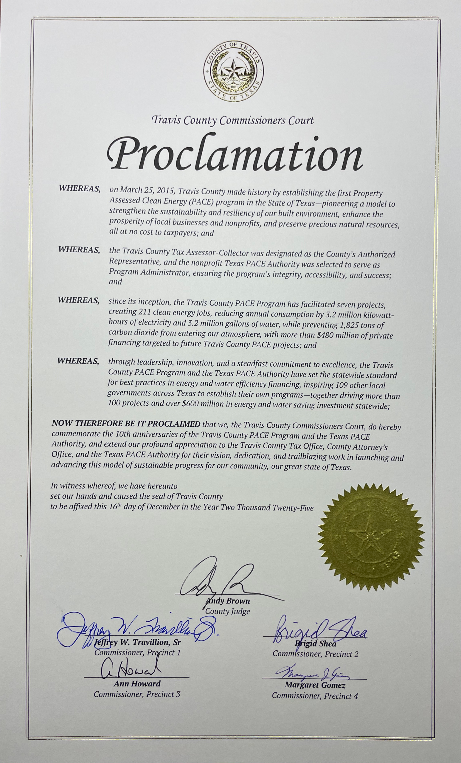 From Pioneer to Proven: Travis County’s PACE Program Celebrates 10 ...